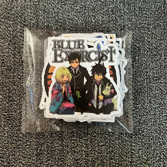No Brand | Accessories | Blue Exorcist 5 Pcs Sticker Set Japanese Anime ...